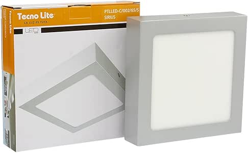 Lámpara LED de Sobreponer, Interior, Blanco Luz Blanca Tecnolite PTLLED ...