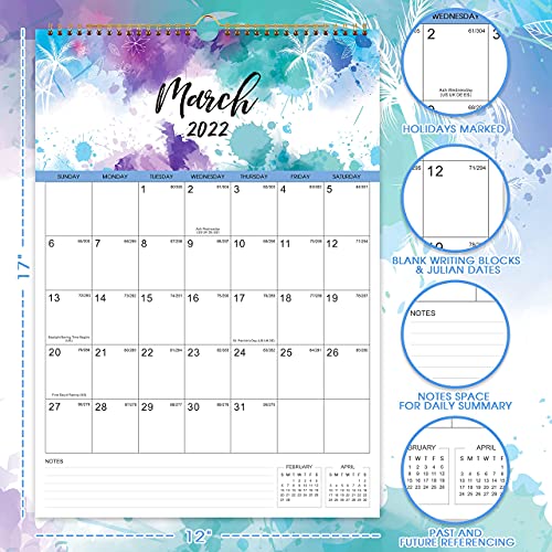 2021-2022 Wall Calendar - 2021-2022 Yearly Wall Calendar, 12" x 17", 18 ...