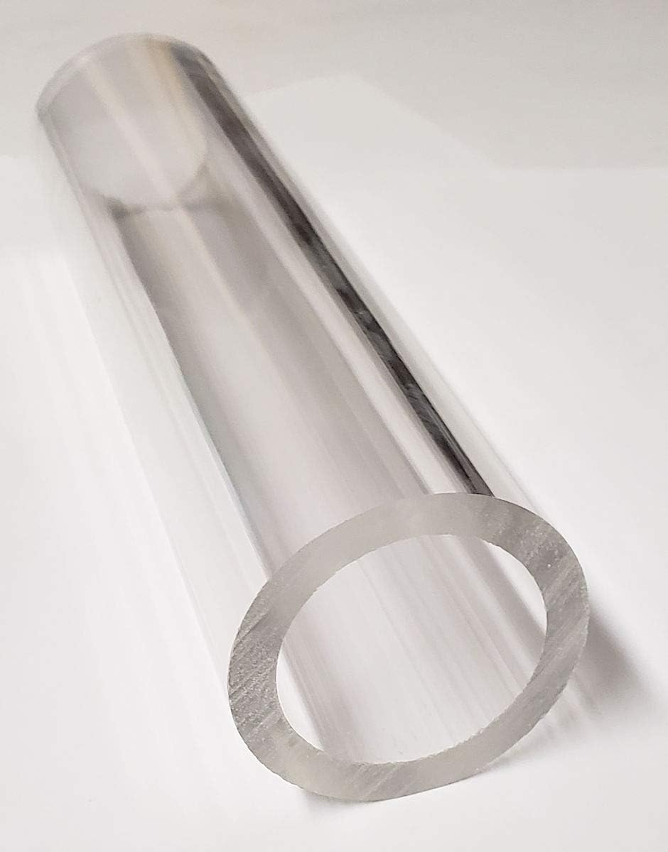 Amazon.com: 1 Pc - 2” OD x 1 1/2" ID x 8" INCH Long Clear Acrylic ...