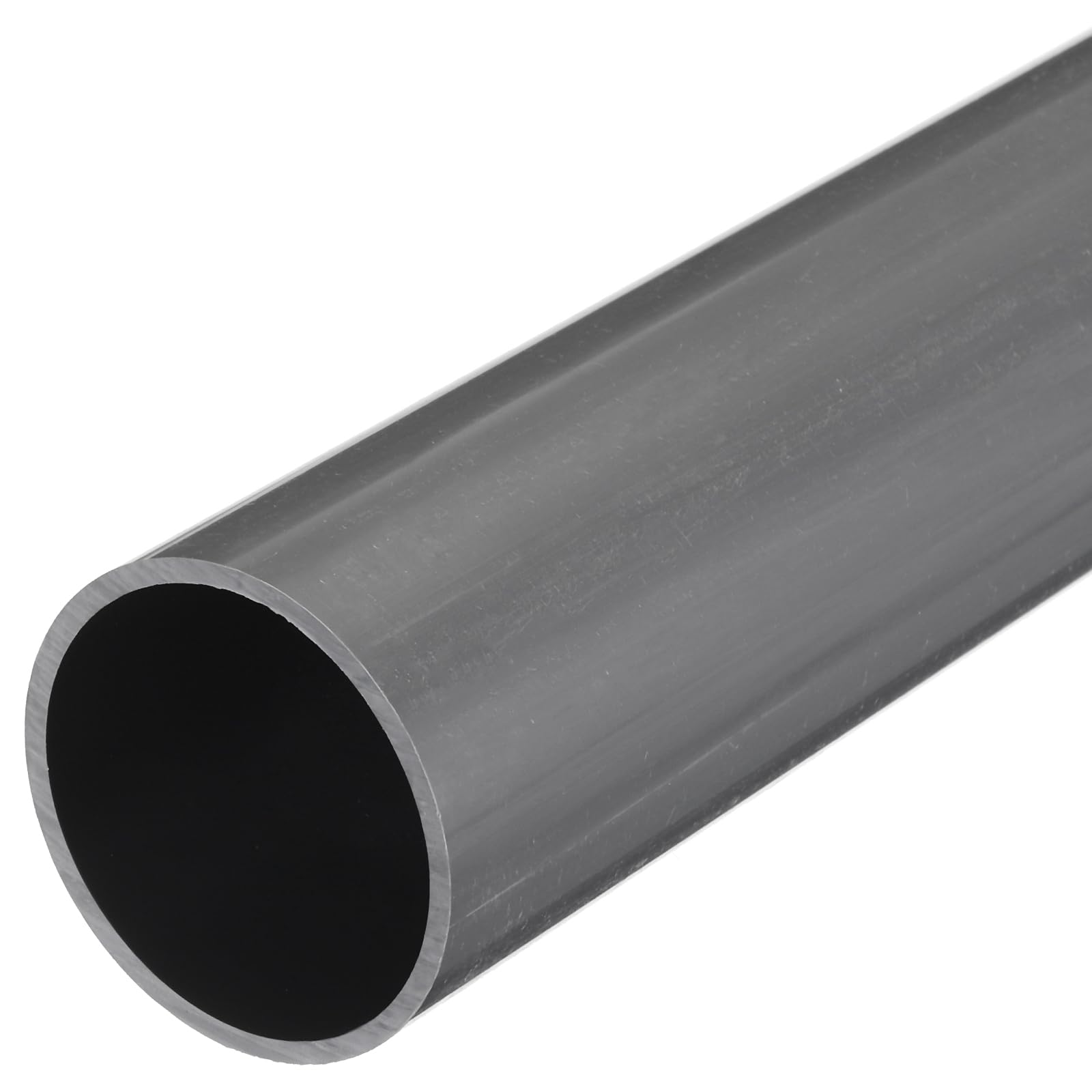 MECCANIXITY 2.5 Inch PVC Rigid Tube Round Pipe 57mm ID 63mm OD 500mm ...