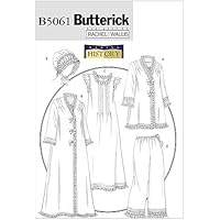 Amazon.com: BUTTERICK PATTERNS B5061 Misses' Jacket, Robe, Nightgown ...