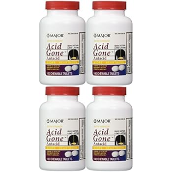 Amazon.com: Acid Gone Antacid Chewable Generic for Gaviscon Extra ...