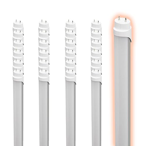 GoodBulb 48-Inch T8 LED Light Bulbs 18-Watt, Cool White 4100K, 2800 ...