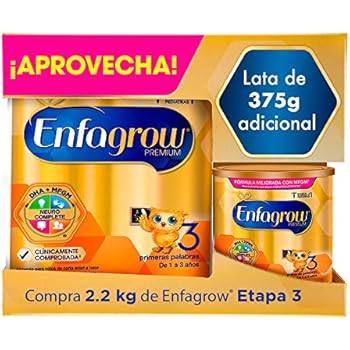 Leche de Crecimiento en Polvo para Niños mayores de 12 Meses Enfagrow ...