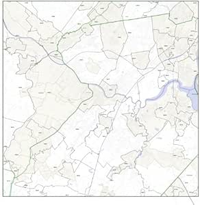 New Brunswick, NJ ZIP Code Map Not Laminated : Amazon.ca: Office Products