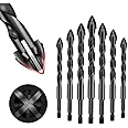 Amazon.com: 4-Edge Cross Drill Bit Set 7pcs, Masonry Drill Bits Set ...