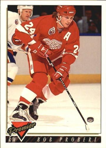 Amazon.com: 1993 Topps Premier Hockey Card (1993-94) #177 Bob Probert ...