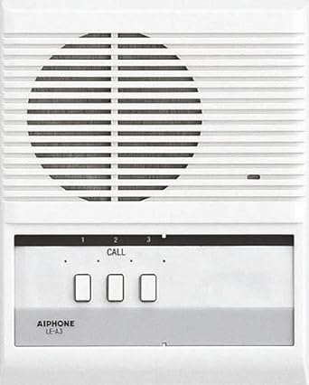 Amazon.com: AIPHONE LE-A3 3-Call Sub-Master Intercom for Use with up to ...