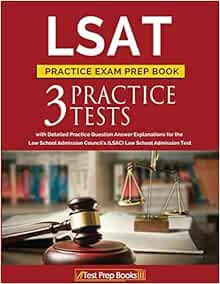 LSAT Practice Exam Prep Book: 3 LSAT Practice Tests with Detailed ...