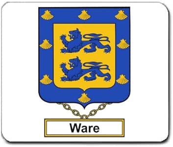Amazon.com : Ware Family Crest Coat of Arms Mouse Pad : Office Products