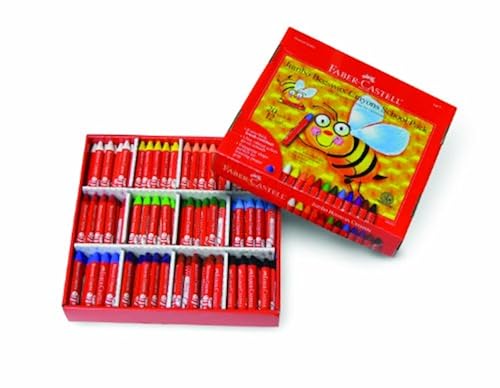 Faber-Castell Beeswax Crayons School Pack, 240 Jumbo Crayons - Art ...