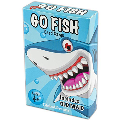 GlobalDream Go Fish Card Game for Kids - Go Fish and Old Maid ...
