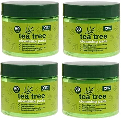 Tea Tree Cleansing Pads (4 x 60 Pack): Amazon.co.uk: Beauty