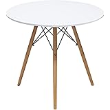 Mundo IN MUELES Mesa Alta Exterior Vittoria 100 CM, Mesa de Bar Redonda ...