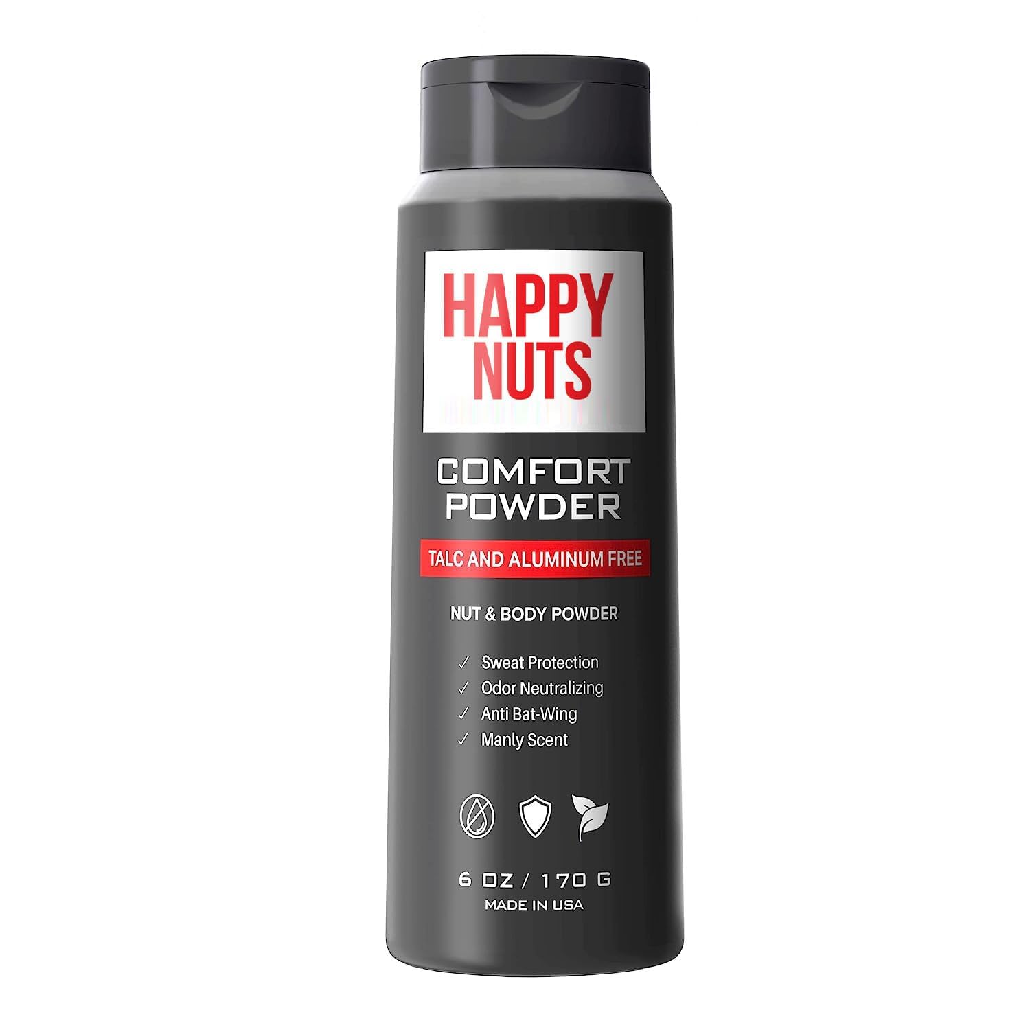 Mua HAPPY NUTS Comfort Powder - Anti Chafing & Deodorant, Aluminum-Free ...