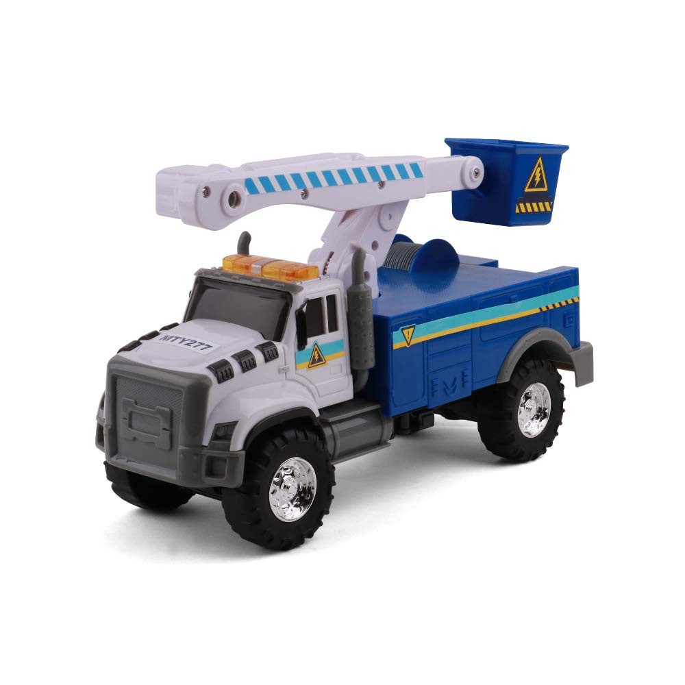 Mua Rescue Force 12" Tough Cab Cherry Picker Toy Truck - Realistic ...