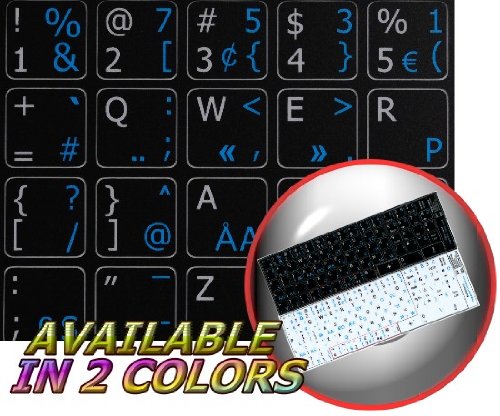 Buy PROGRAMMER DVORAK - ENGLISH NON-TRANSPARENT KEYBOARD LABELS LAYOUT ...