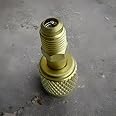 Amazon.com: Qdyzpp R32 R454B Brass Adapter, 1/4 Inch Female to 1/4 Inch ...