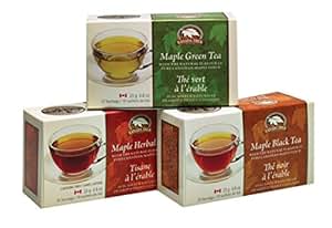 Canada True Assorted Maple Teas (Maple Black, Maple Green, Maple Herbal ...