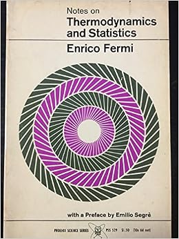 Notes on Thermodynamics and Statistics (Midway Reprints): Amazon.co.uk ...