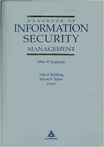 Handbook of Information Security Management: Tipton/RuthbeRg ...