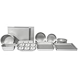 Delia Smith Silver Anodised Aluminium Bakeware Full Set - 99624: Amazon ...