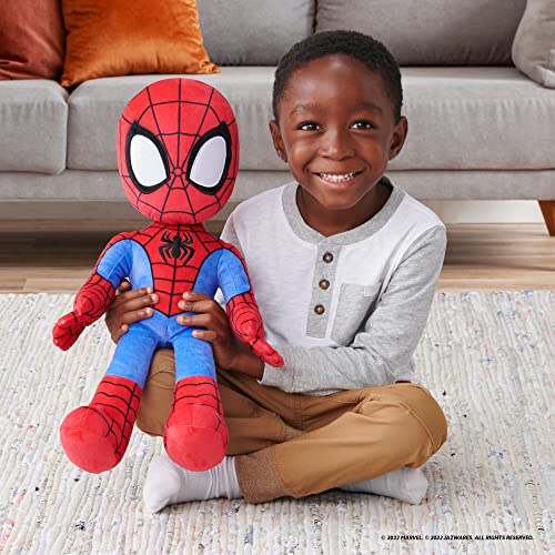 Marvel Spidey and His Amazing Friends Spidey Cuddle Plush - 20-Inch ...