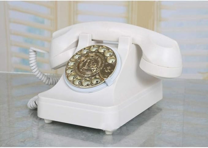 Designer Retro Phon Rotary Retro-Telefon - Festnetztelefon im Stil der ...