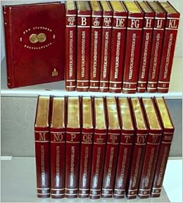 Amazon - The New Standard Encyclopedia Set, Leather Book Set, with ...