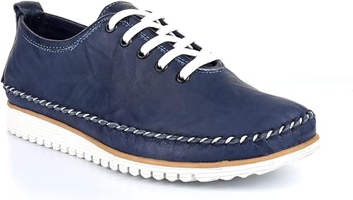 Womens Softie Leather Shoes Ladies Casual Shoes Womens Real Leather ...