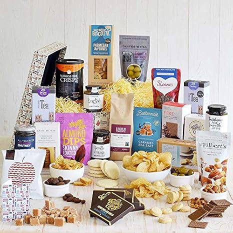 British Indulgence Traditional Gift Basket - Gift Card Included ...