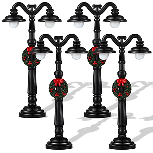 Christmas Mini Street Light Models Street Lamp Models Miniature Street ...