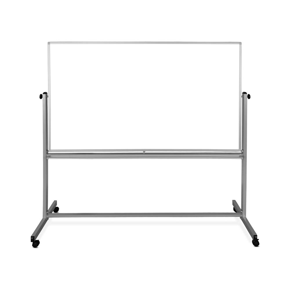 LUXOR MB7248WW Extra Large Double-Sided Magnetic Dry Erase Whiteboard ...