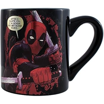 Amazon.com | Deadpool Molded Mug (Marvel Officially Licensed ): Coffee ...