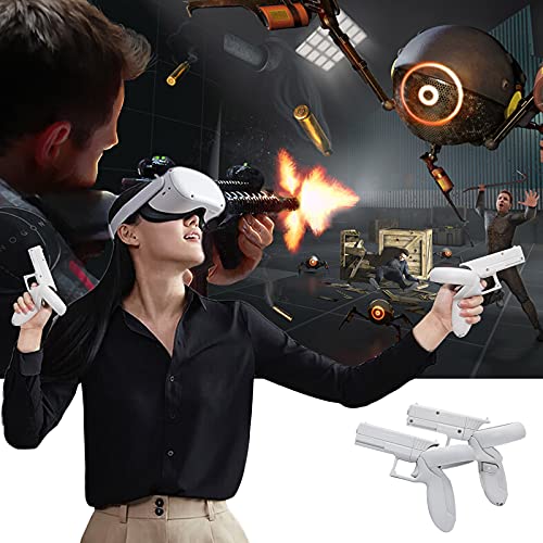 NexiGo VR Pistol Grip for Oculus Quest 2 Controllers, Game Gun ...
