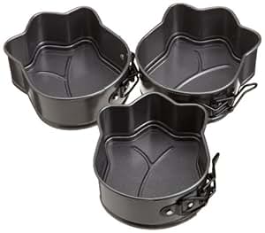 Amazon.com: Wilton Nonstick Tulip Springform Pan Set, 3-Piece ...