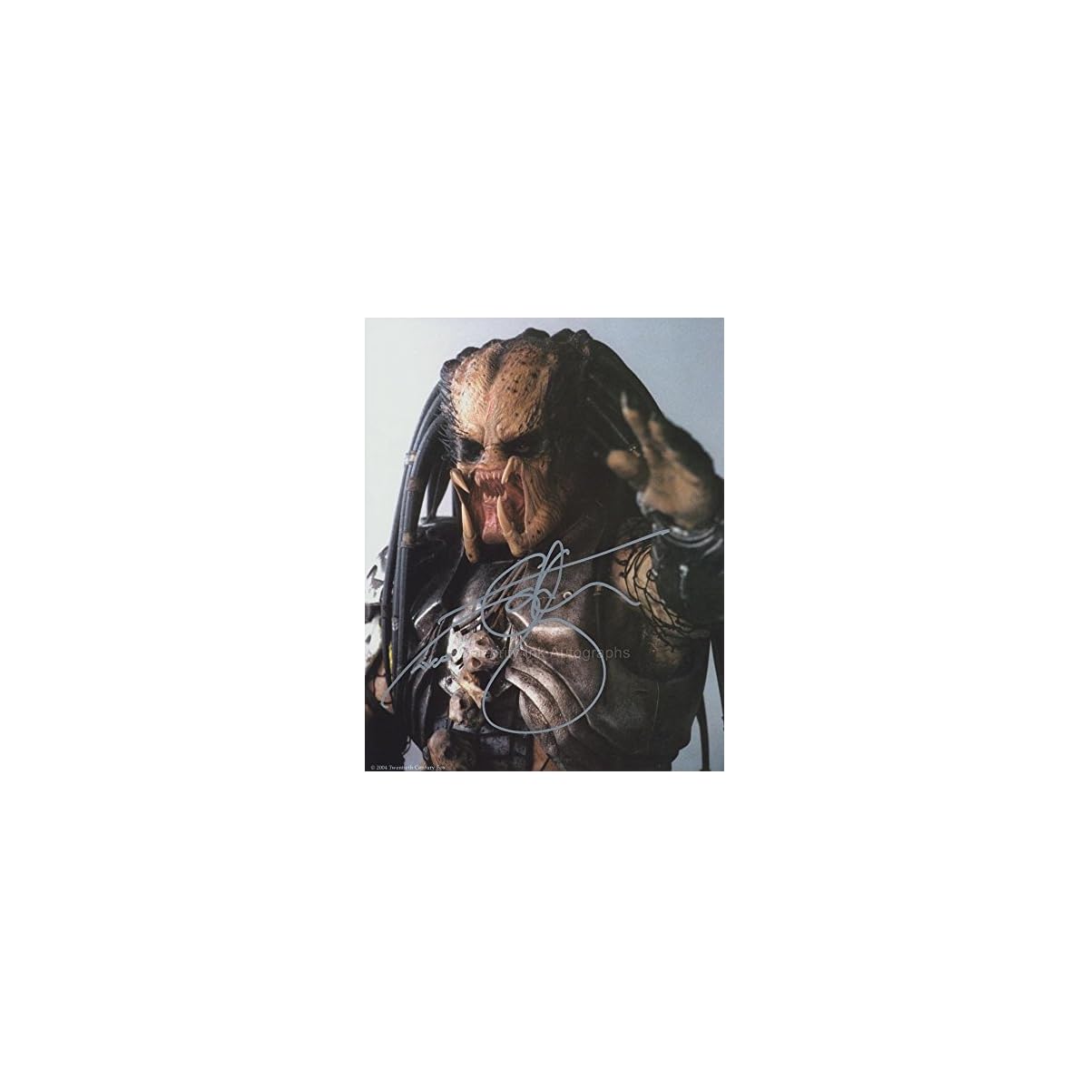IAN WHYTE as Predator – Aliens Vs. Predator GENUINE AUTOGRAPH – Star ...