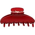 Amazon.com: RPZL Acetate Big Hair Clip - Cherry Red Claw Clips & Jaw ...