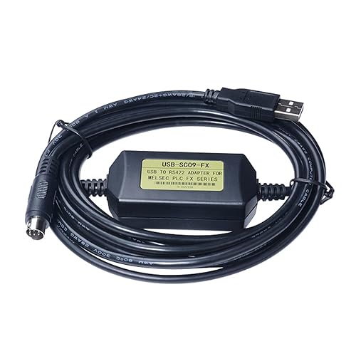 Washinglee USB Programming Cable for Mitsubishi PLC FX3U and FX Series ...