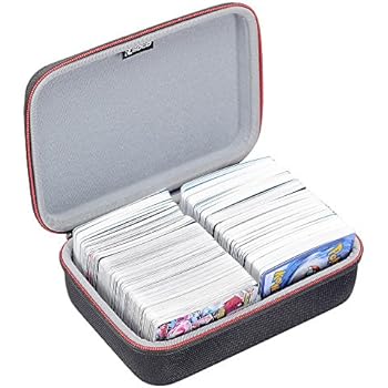 Amazon.com: RLSOCO Hard Carrying Case(2 Row) for Pokemon Cards/ Pokemon ...