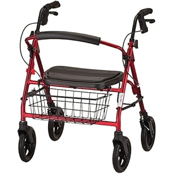 Amazon.com: Nova 4215 Mack Heavy Duty 4 wheeled walker rollator [Health ...
