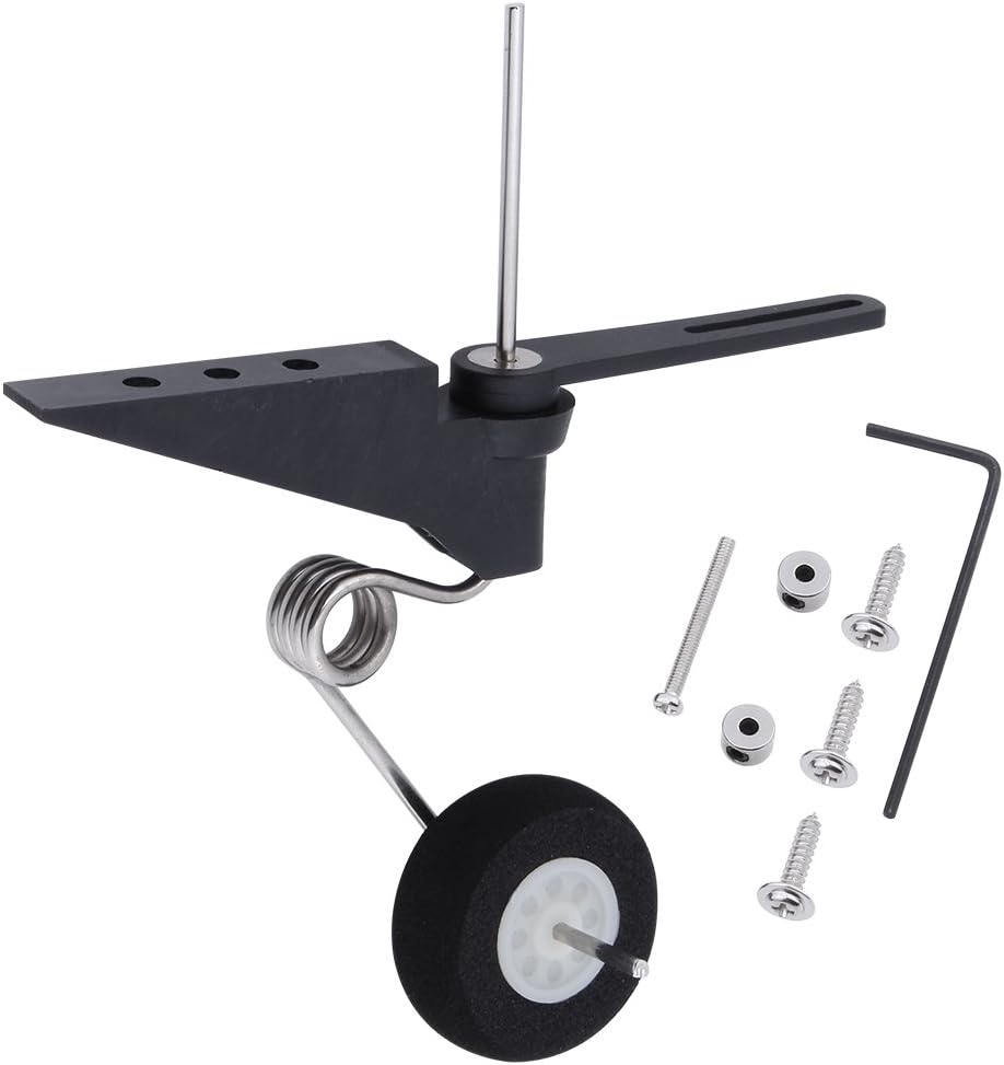 1 Set Tail Wheel Assembly 60x25mm D28/30 RC Airplane Parts Replacement ...