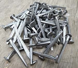 1lb Box of 1 1/2" (4d) Standard Steel Clinch-Rosehead Square Nails ...