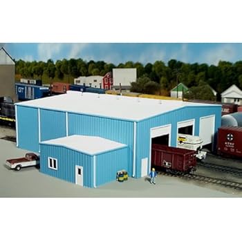 Amazon.com: Pikestuff HO Modern 1 or 2 Stall Engine House Kit: Toys & Games