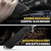 NedFoss Tanto Fixed Blade Knives with Sheath, 9.6 inch Full Tang ...