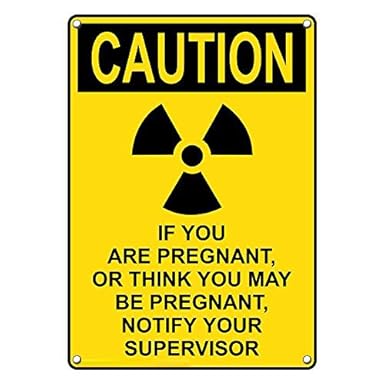 Amazon.com: Weatherproof Plastic Vertical OSHA Caution If You are ...