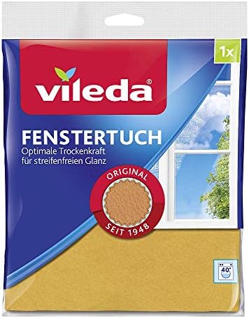 Vileda Window Cloth for Streak-free and Lint-Free Window Cleaning, The ...