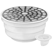 Fleximatic 2636 Coladera para patio con cubierta y bisel de acero ...