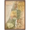 Bible Map Store 12 Tribes of Israel Poster - Ancient Holy Land Maps ...