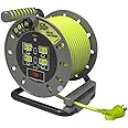 Amazon.com: Masterplug Power At Work Four Power Outlets, Open Cord Reel ...